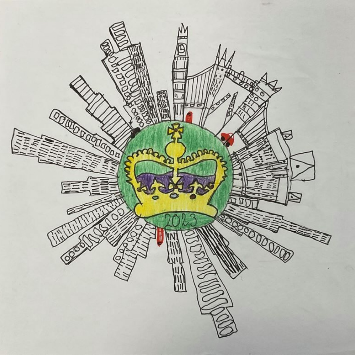 Ayscoughfee Hall School - ISA Coronation Art Challenge